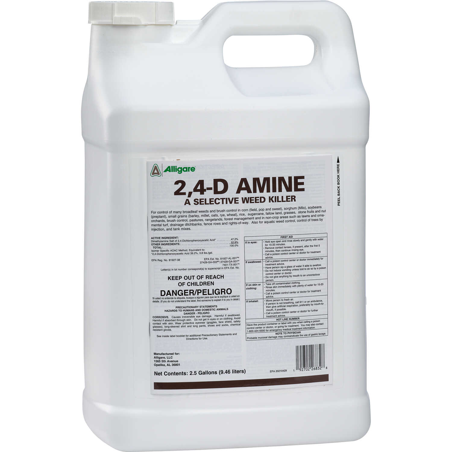 Alligare 2 Herbicide, 2.5 Gallon | PECO Sales