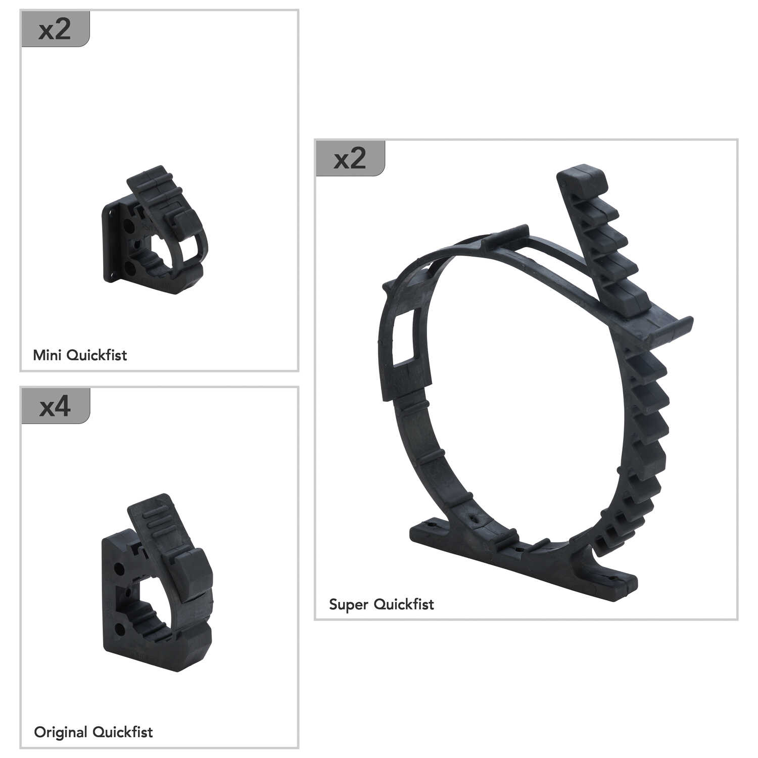 Quick Fist 8-Piece Clamp Assortment | PECO Sales